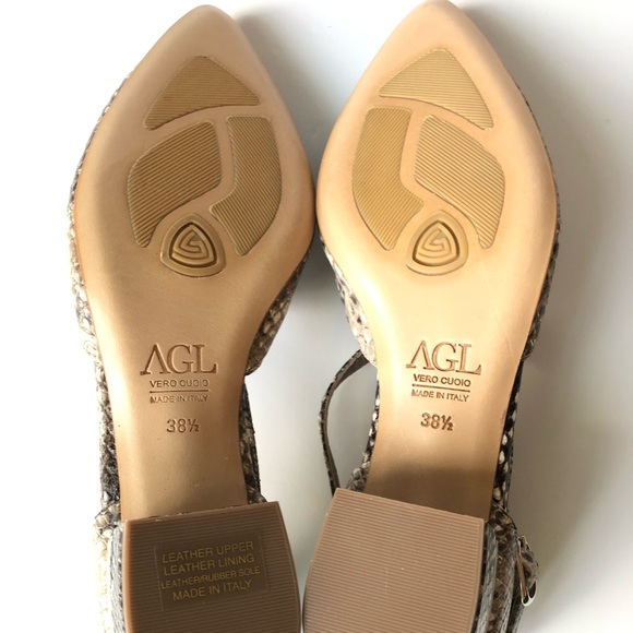 Attilio Giusti Leombruni | Shoes | Nwob Agl Split Heel Dorsay Snake ...